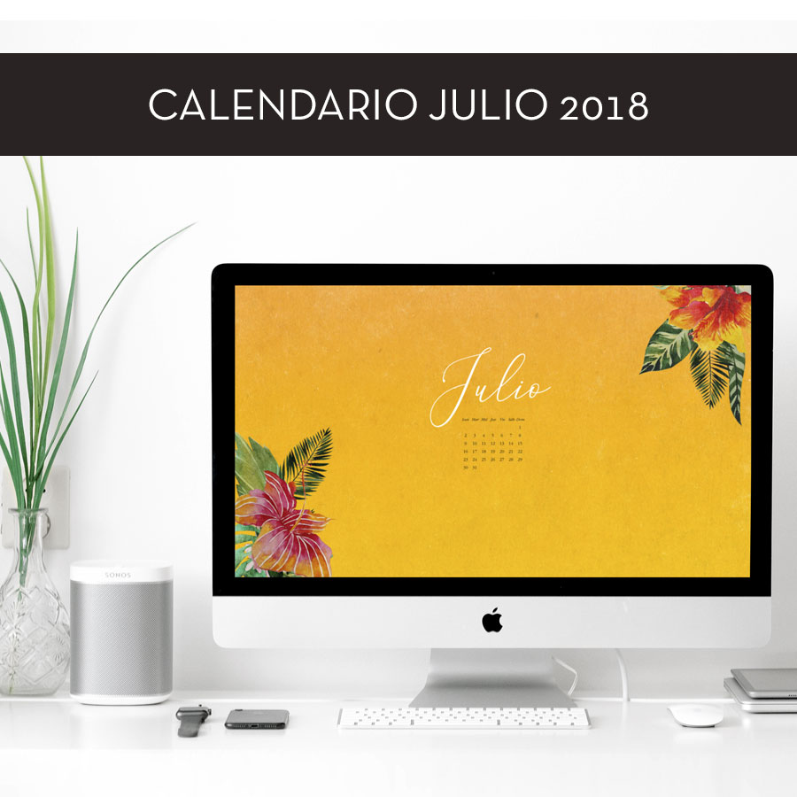 Calendario descargable de julio 2018 | MlMonferrer